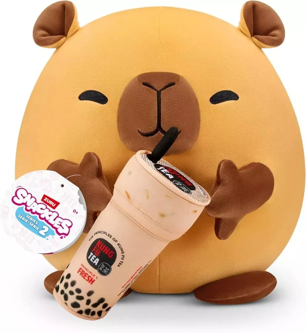 Snackles Spencer Capybara Kung Fu Tea Plush 8 Inch – Squish Squash